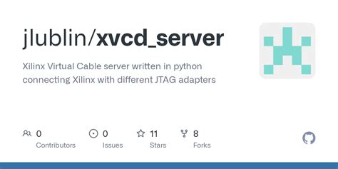 GitHub Jlublin Xvcd Server Xilinx Virtual Cable Server Written In Python Connecting Xilinx