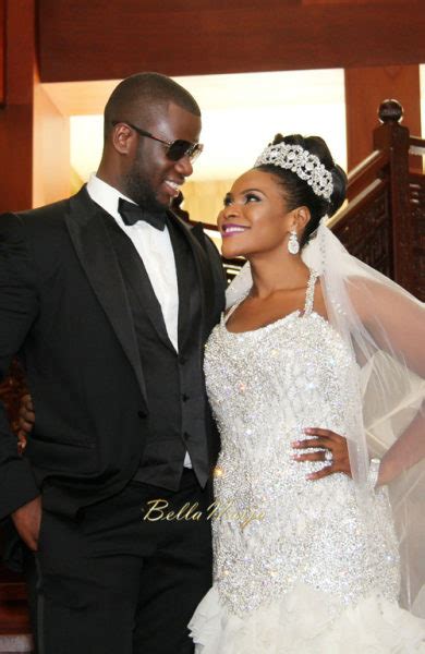 The Bling Bride And Her Beau Nini And Ceejay Wed Bellanaija