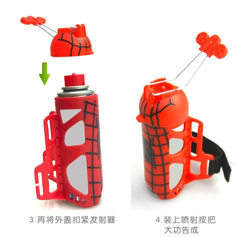 蛛丝发射器 蜘蛛丝发射器 手套儿童万圣节玩具 喷丝英雄角色扮演 阿里巴巴