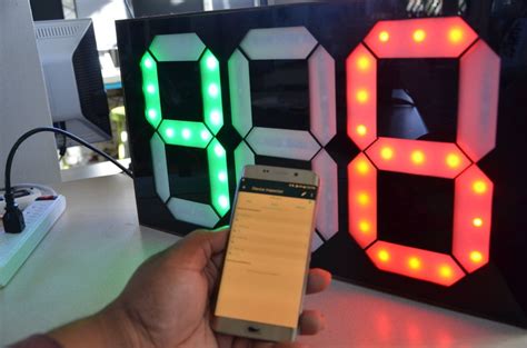 Internet Of Scoreboard Uses NeoPixels For Display Is Controlled By