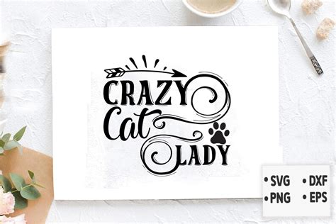 Crazy Cat Lady Svg Graphic By Svg Design Bundle24 · Creative Fabrica