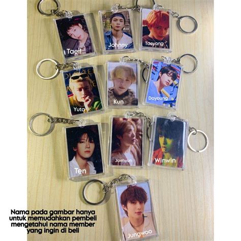 Gantungan Kunci Akrilik NCT 2023 Connection Versi Ganci Kpop Murah 2