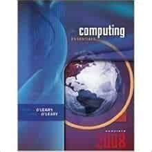 Title COMPUTING ESSENTIALS INTRO Amazon Com Books