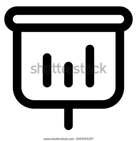 Presentation Icon Web App Uiux Infographic Stock Vector Royalty Free