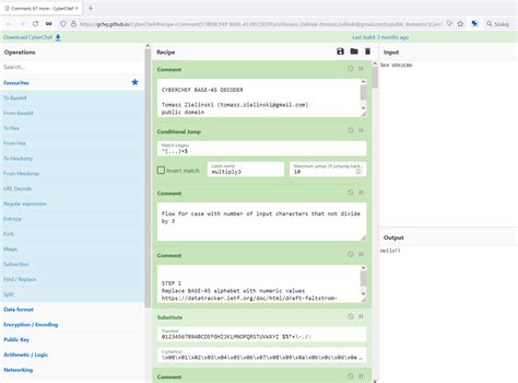 Cyberchef Recipes Cheatsheet Der Benji Father Devsecops Infosec Enthusiast Agilist With