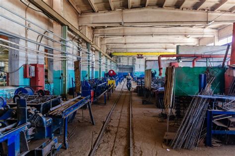 Reinforced Concrete Factory Production Of Iron Armature Reinforcement Of Concrete Structures