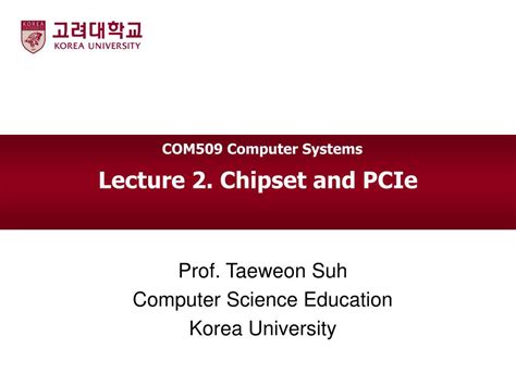 PPT Lecture 2 Chipset And PCIe PowerPoint Presentation Free Download ID 4570563