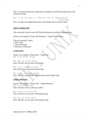 Basic Unix Commands PDF