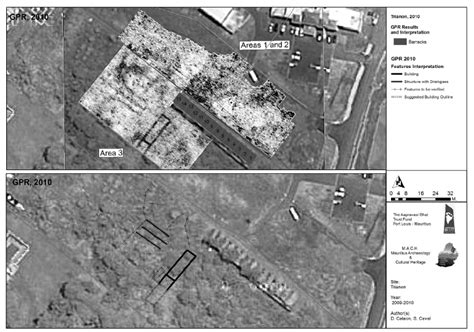 Ground Penetration Radar Gpr Results And Interpretation 2010 Download Scientific Diagram