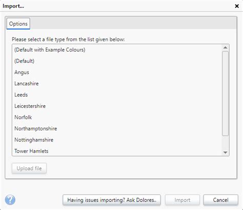 Importing Classifications