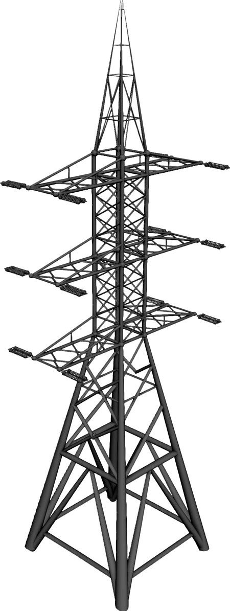 Electric Tower 3d Model