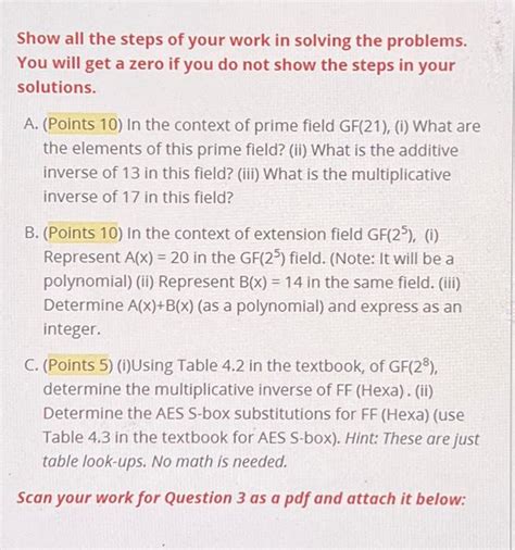 Solved Show All The Steps Of Your Work In Solving The Chegg Com