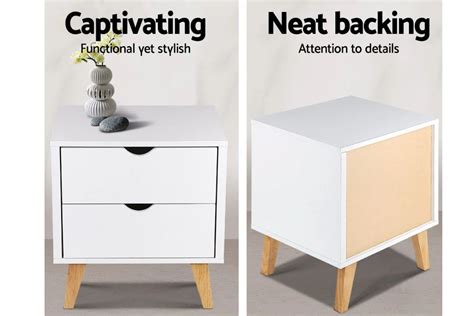 Artie 2 Drawer Bedside Table