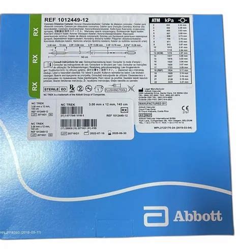 Curved Silicon PTCA Balloon NC Trek Dilatation Catheter At Rs 3850 In
