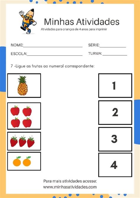 50 Atividades Para Educação Infantil 4 Anos Imprima Gratuitamente