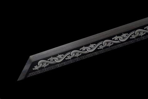 Handmadehades Warblade Chinese Sword With Black Scabbard Boxkatana