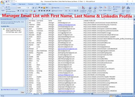 Collect Niche Targeted Email Address List For Your Active Email