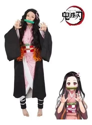 Roupas De Anime De Cosplay Kimono Kamado Nezuko Parcelamento Sem Juros