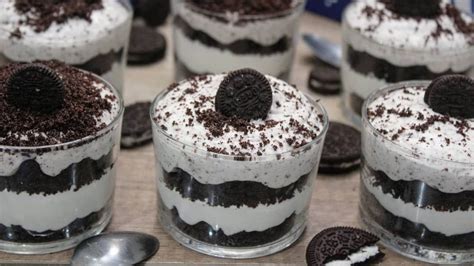 La Receta Rápida Y Económica Para Hacer Postre Oreo En Vasitos En 4 Simples Pasos