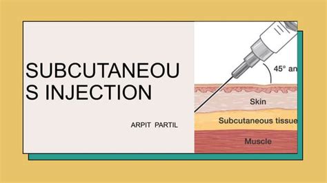 Subcutaneous Injection Pptx