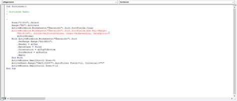 Makro Mit Vba In Excel Zerschossen Brauche Dringend Hilfe