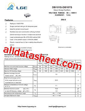 DB S Datasheet PDF Shenzhen Luguang Electronic Technology Co Ltd
