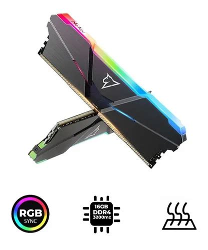 Memoria RAM Dual Netac Shadow De 3200 MHz Ddr4 Rgb De 16 GB 2 X 8 GB MercadoLibre