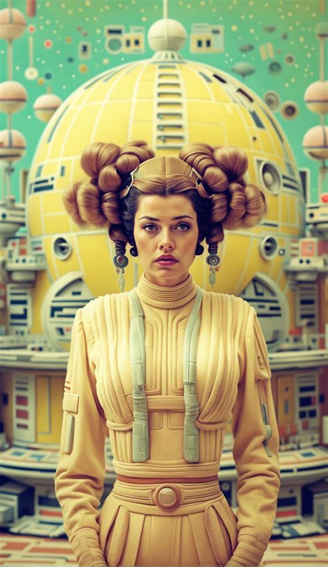 wes anderson s princess leia a galactic twist
