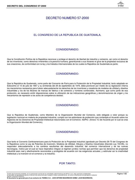 Ley De Propiedad Industrial Actualizada 2022 Pdf Marca Comercial