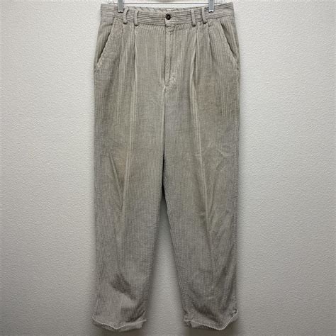 90s Corduroy Dockers Pants Crème Color Size Depop