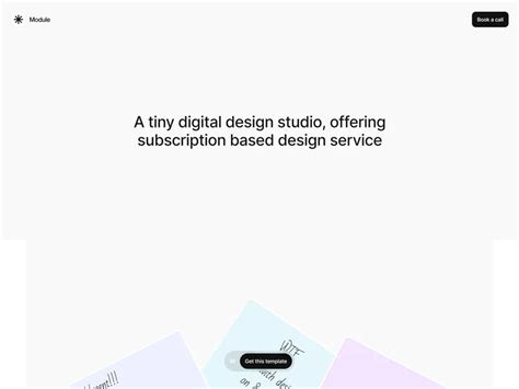Module Service To Subscriptionbased Template Framplates Framer