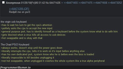 PS Vs USB ProgrammerHumor Io