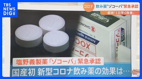 医師解説新型コロナの飲み薬ゾコーバに重症化予防の効果 軽症でも服用可 特長まとめ 塩野義製薬が開発TBS NEWS DIG