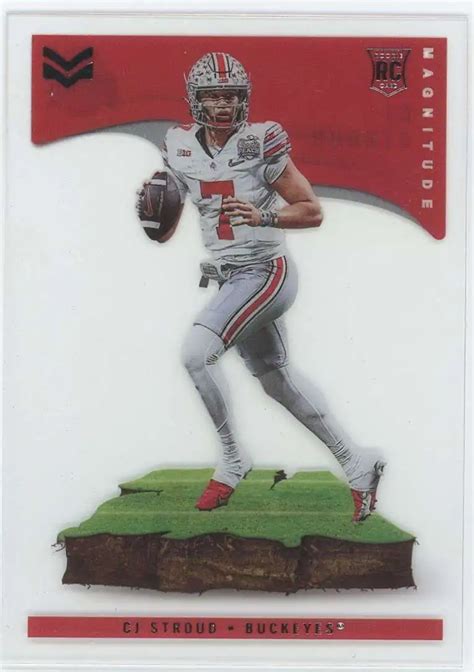 NFL 2023 Panini Chronicles Magnitude Draft Picks Single Card CJ Stroud