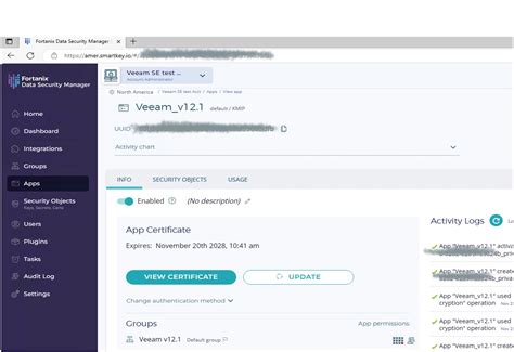 Veeam Backup And Replication V121 And Fortanix Kms Integration Veeam