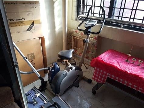 Old Exercize Machine Cycle Cycling Peddle Leg Training Still Working