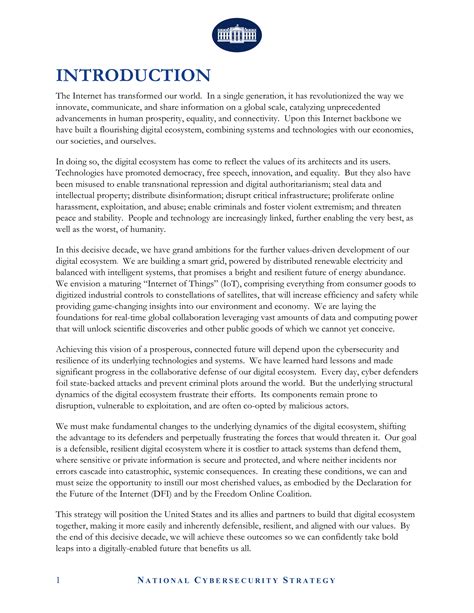 National Cybersecurity Strategy Us Embassy In Singapore