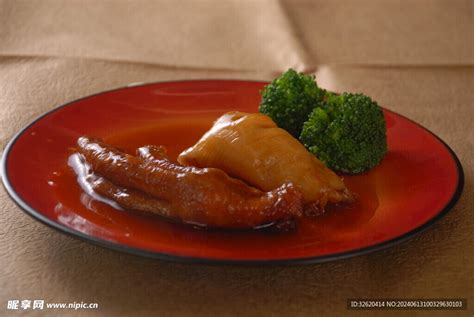 花胶扣鹅掌摄影图 传统美食 餐饮美食 摄影图库 昵图网nipic