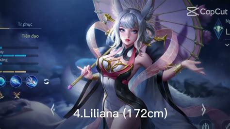 Top 7 Vị Tướng Nữ Cao Nhất Lq Hann💞 Youtube