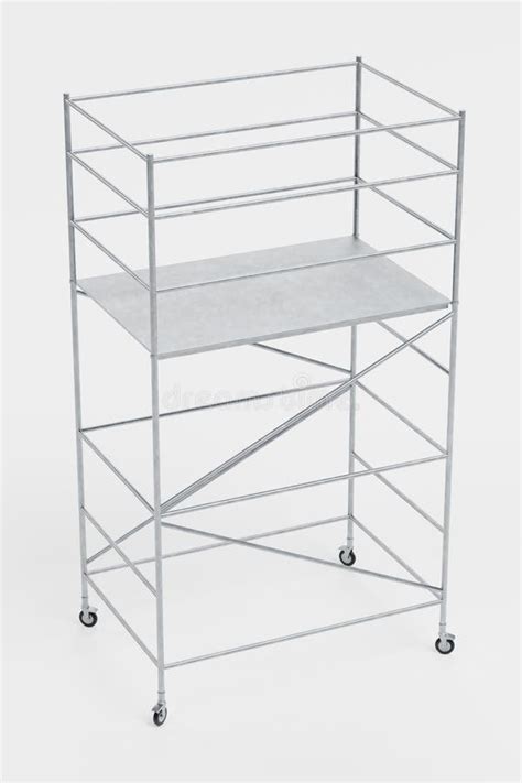 3d Render Of Metal Scaffolding Stock Illustration Illustration Of Render Building 149269206