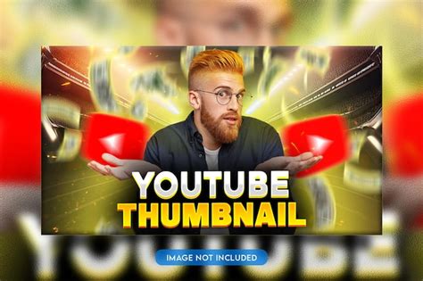 Premium Psd Psd Modern Glow Effect Youtube Video Thumbnail Template Design Fully Editable