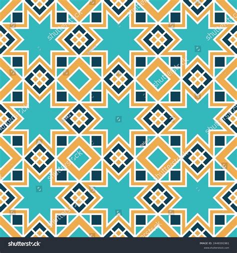 Seamless Girih Pattern Traditional Islamic Design Stock Vector Royalty Free 2446591961