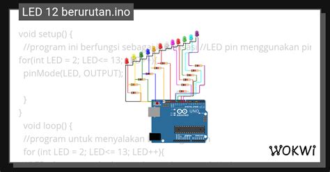 Led 12 O Wokwi Esp32 Stm32 Arduino Simulator