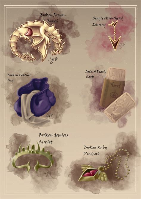 Homebrew Dnd Trinkets Shadows Of Nazaeri By Ladyziggy On Deviantart