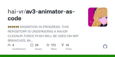 Github Hai Vrav3 Animator As Code 🚧🚧🚧 Migration In Progress This