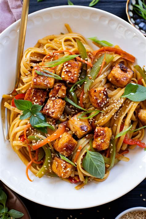 Tofu Noodle Stir Fry This Savory Vegan