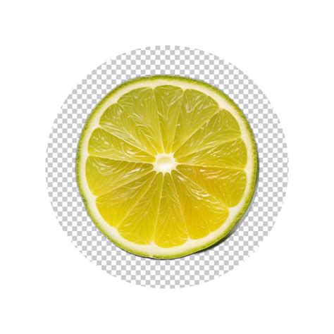 Premium PSD | Sliced lime fruit tropic citrus ai generated image
