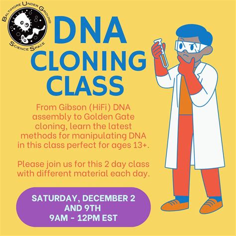 Bugss Baltimore Underground Science Space On Linkedin Dna Class