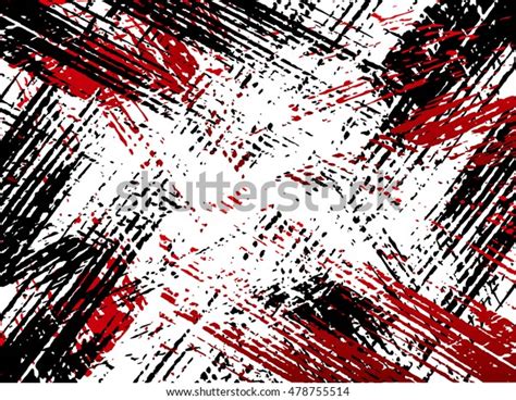 Grunge Lines Texture Isolated Vector Template Stock Vector Royalty