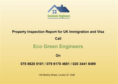 Property Inspection Report Bethnal Green › Ecogreen Engineer